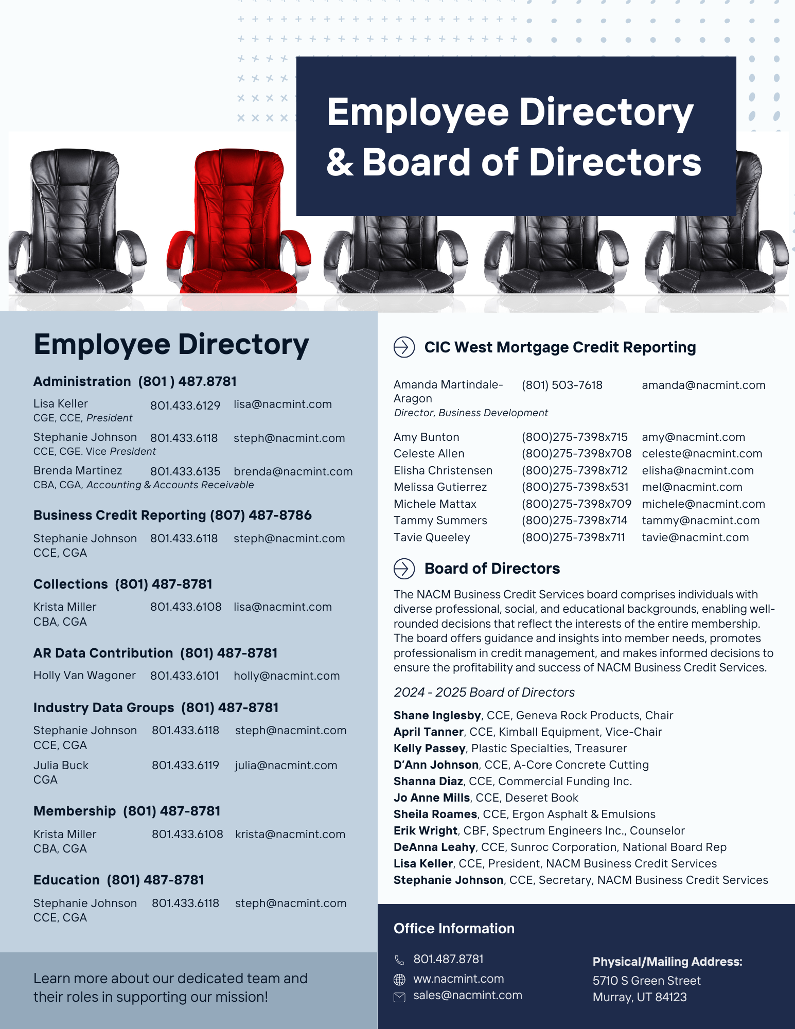Board of Directors – NACM Intermountain